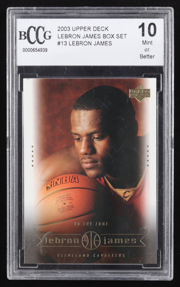 LeBron James 2003 Upper Deck LeBron James Box Set #13 RC / In the Zone ...