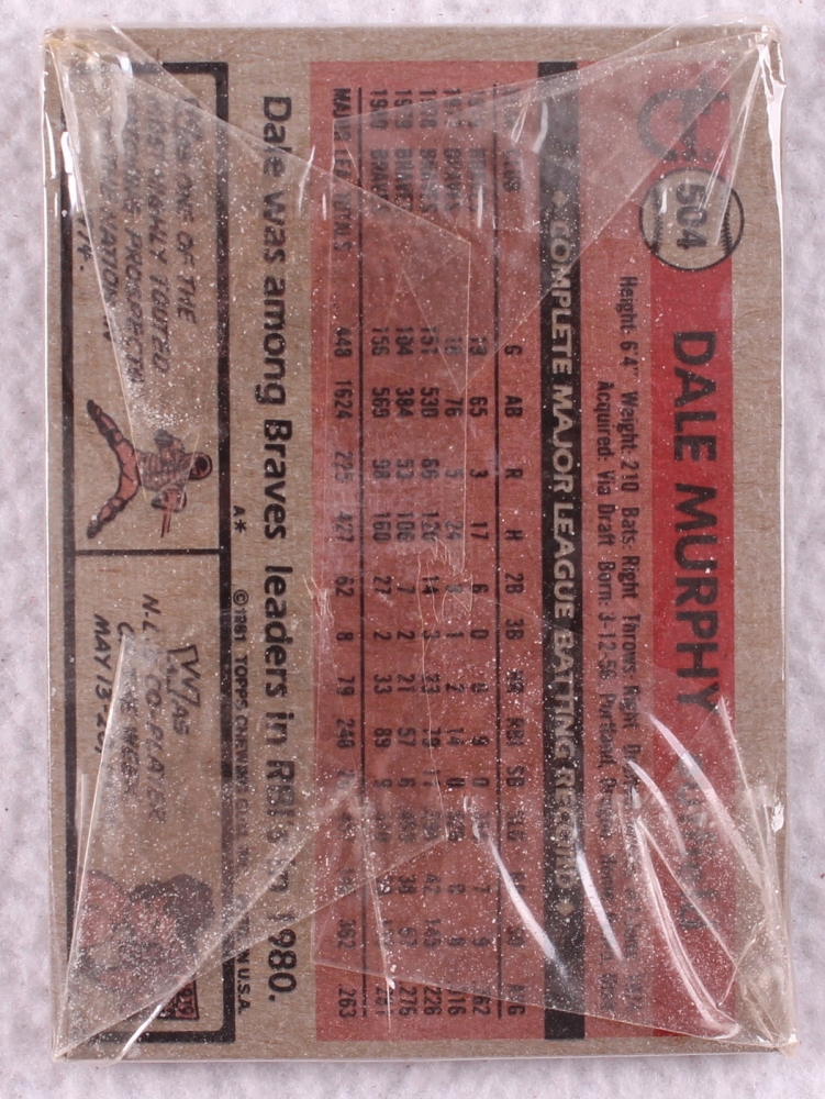 1981 Topps Baseball Cello Pack With Rickey Henderson Showing On Top ...