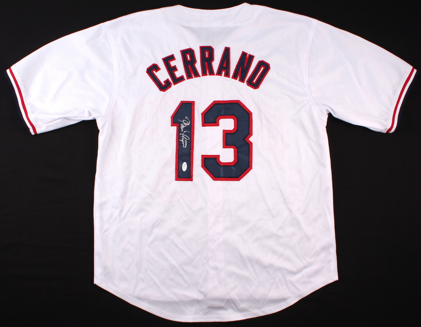Dennis Haysbert Signed "Pedro Cerrano" Indians Jersey from "Major ...