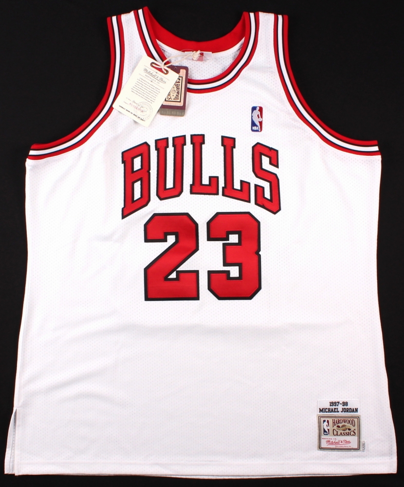 Michael Jordan Signed Bulls Mitchell & Ness Throwback Authentic Jersey (UDA COA) | Pristine Auction
