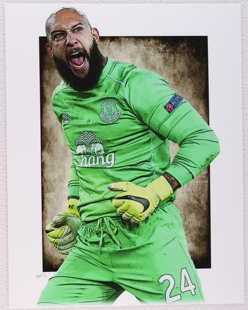 Tim Howard Team USA Limited Edition 11" x 14" Signed Art Print by Jeff ...