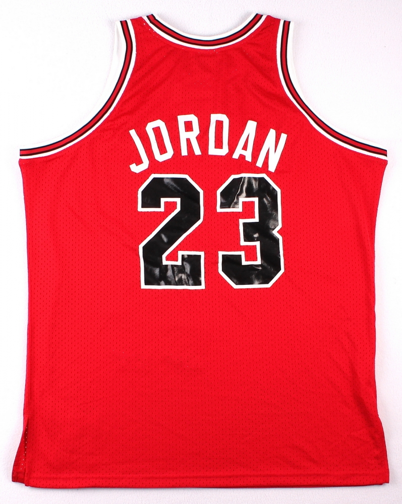 Michael Jordan Signed LE Authentic Mitchell & Ness 1984-85 "Rookie of the Year" Bulls Jersey #23 ...