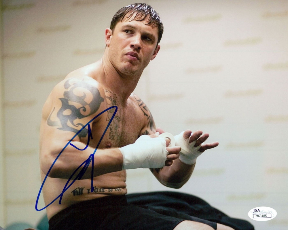 Tom Hardy Signed "Warrior" 8x10 Photo (JSA COA) | Pristine Auction