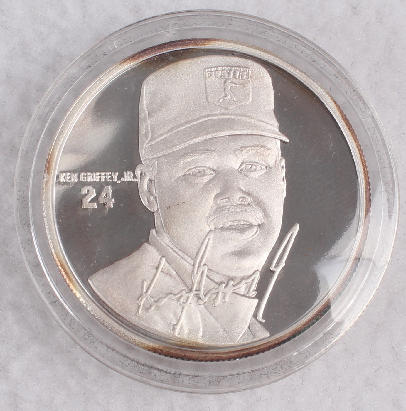 Ken Griffey Jr. LE MLB Silver Coin from Highland Mint in Case ...