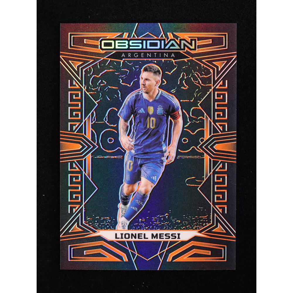 Lionel Messi 2023-24 Panini Obsidian Electric Etch Orange #144 #04/40 ...