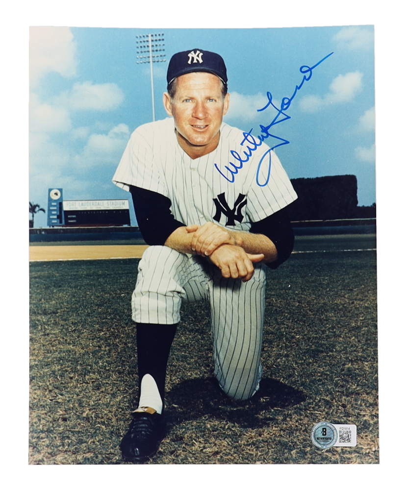 Whitey Ford Signed Yankees 8x10 Photo (Beckett) | Pristine Auction