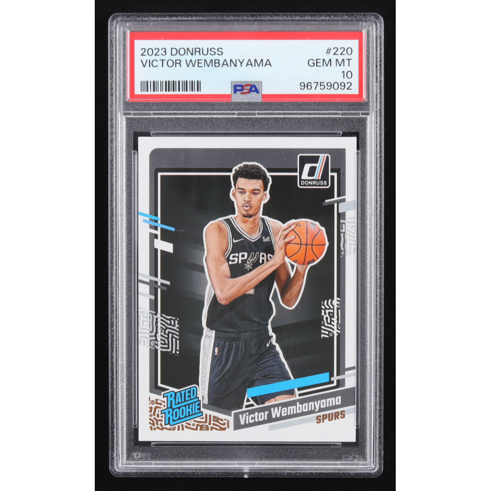 Victor Wembanyama 2023-24 Donruss #220 RR RC (PSA 10) | Pristine Auction