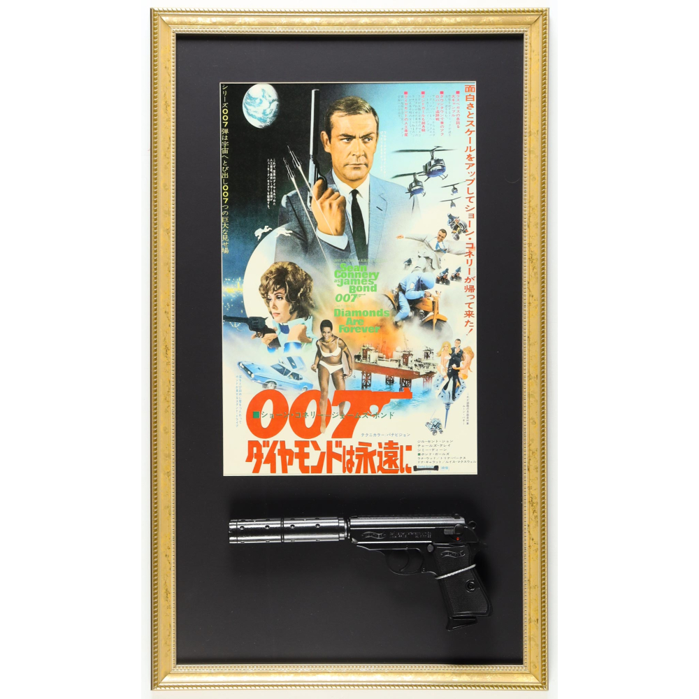 James Bond "Diamonds Are Forever" Custom Framed Poster Print Display ...