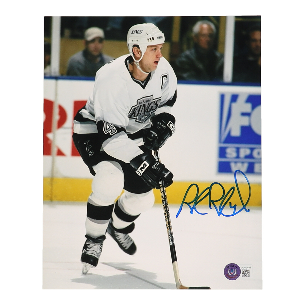 Rob Blake Signed Kings 8x10 Photo (Beckett) | Pristine Auction