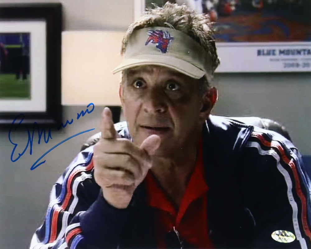 Ed Marinaro Signed "Blue Mountain State" 8x10 Photo (Leaf) | Pristine Auction