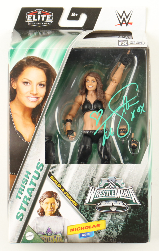 Trish Stratus Signed WWE Elite Collection Action Figure Inscribed "XOX" (JSA) | Pristine Auction