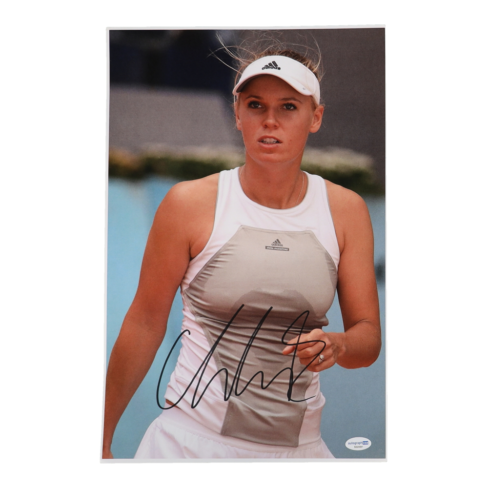 Caroline Wozniacki Signed 11x17 Photo (ACOA) | Pristine Auction