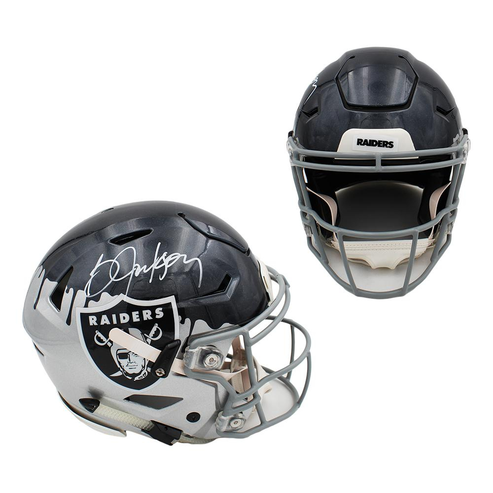 Bo Jackson Signed Raiders Full-Size Authentic On-Field Custom Speedflex ...