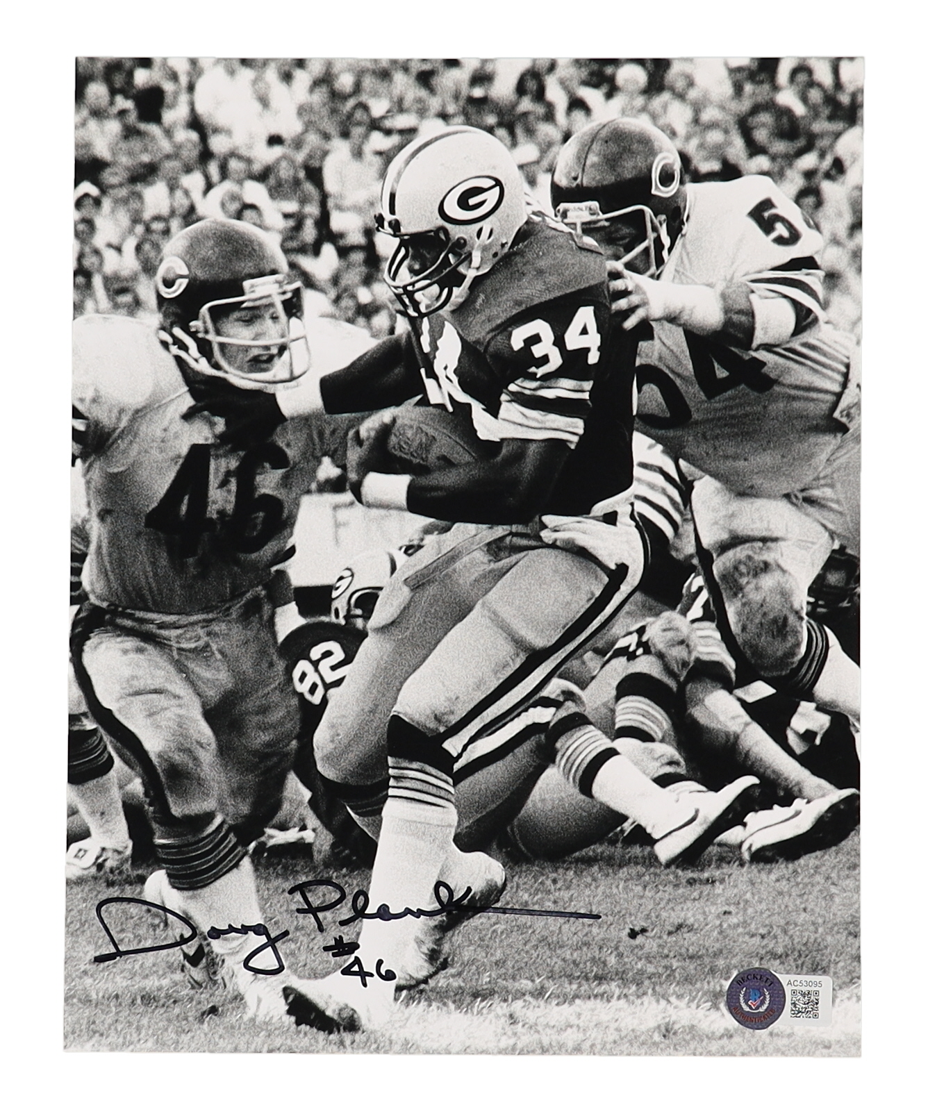 Doug Plank Signed Bears 8x10 Photo (Beckett) | Pristine Auction