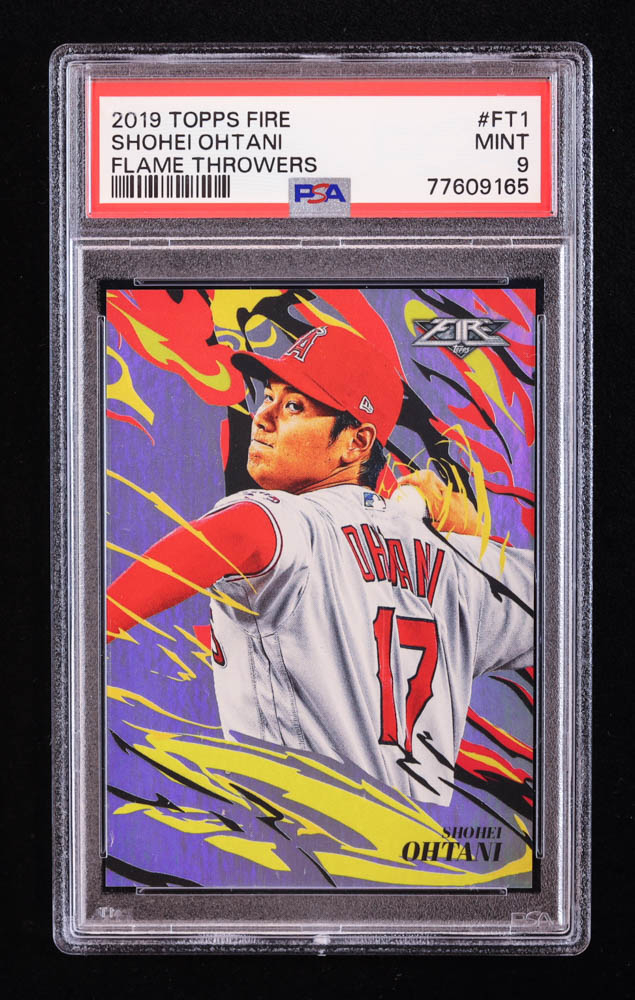 Shohei Ohtani 2019 Topps Fire Flame Throwers #1 (PSA 9) | Pristine Auction
