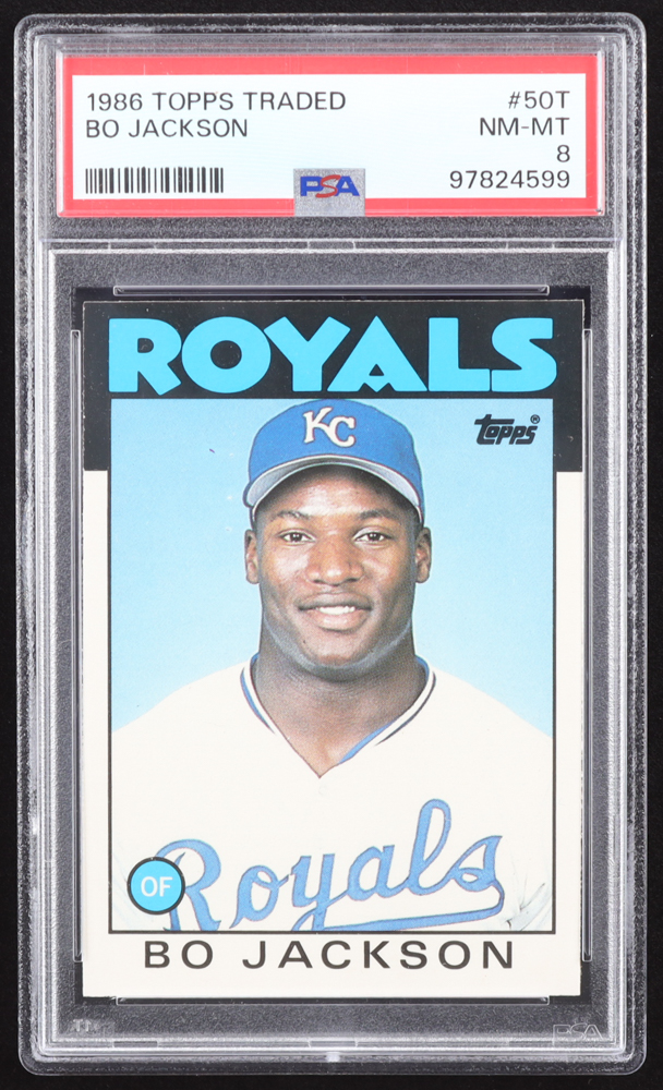 Bo Jackson 1986 Topps Traded #50T XRC (PSA 8) | Pristine Auction