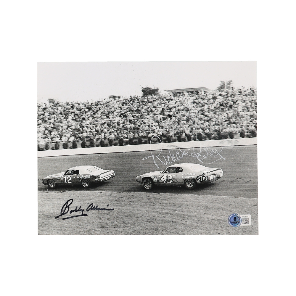 Richard Petty & Bobby Allison Signed NASCAR 8x10 Photo (Beckett ...