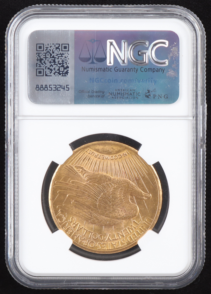 1925 $20 Saint-Gaudens Double Eagle U.S. Gold Coin (NGC UNC Details) | Pristine Auction
