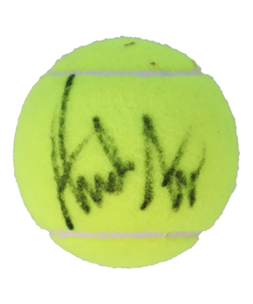 Andre Agassi Signed Tennis Ball Autographcoa Pristine Auction