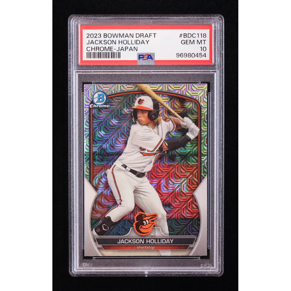 Jackson Holliday 2023 Bowman Chrome Draft Japan Refractors #BDC118 RC ...