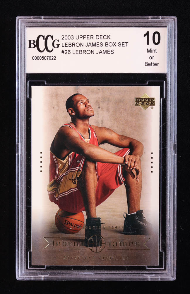 LeBron James 2003 Upper Deck LeBron James Box Set #26 RC / Challenging ...