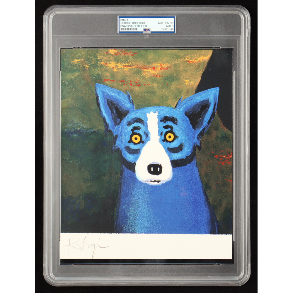 George Rodrigue Signed 8x10 Art Print (PSA) | Pristine Auction