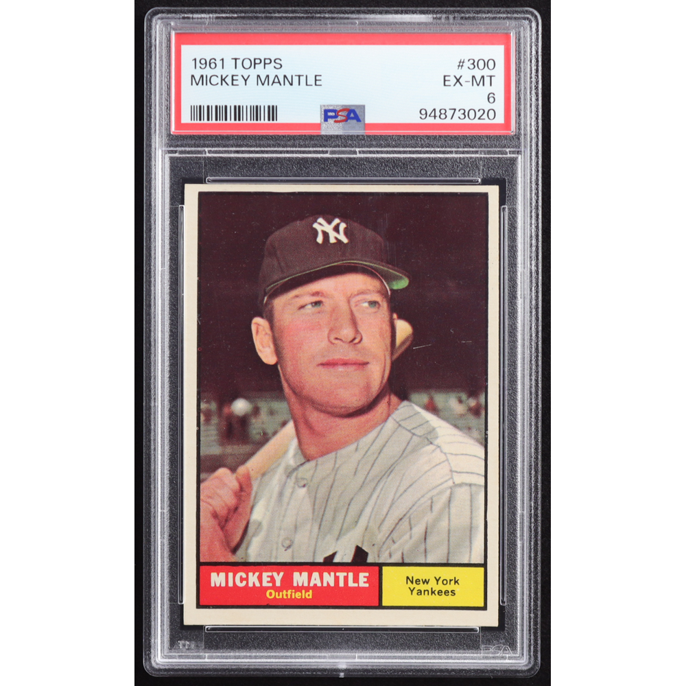 Mickey Mantle 1961 Topps #300 (PSA 6) | Pristine Auction