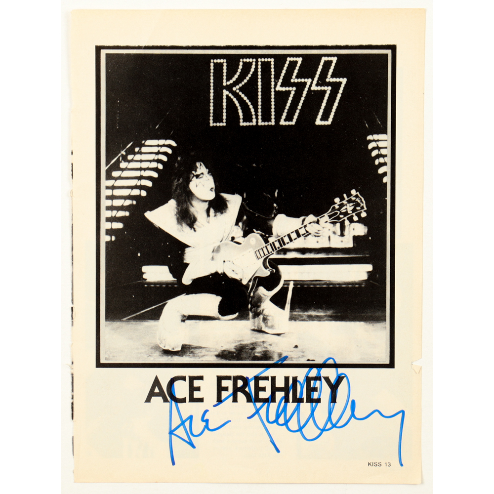 Ace Frehley Signed 8x10 Magazine Photo (PSA) | Pristine Auction