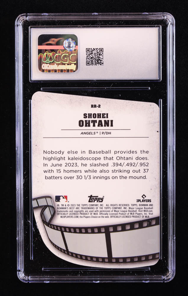 Shohei Ohtani 2023 Bowman's Best Reel to Reel Die Cuts #RR2 (CGC 10 ...
