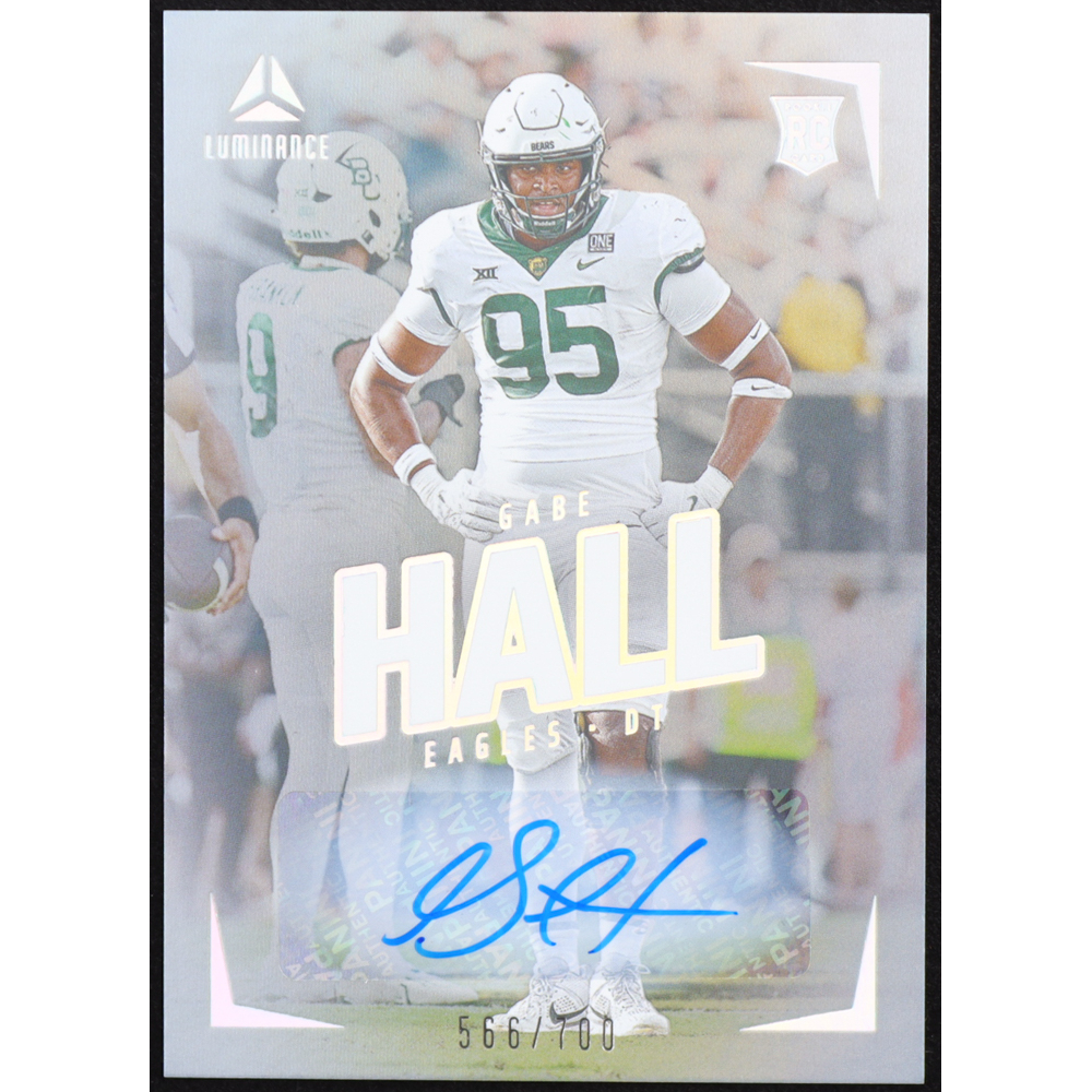 Gabe Hall 2024 Panini Luminance Autographs #162 RC #566/700 | Pristine ...
