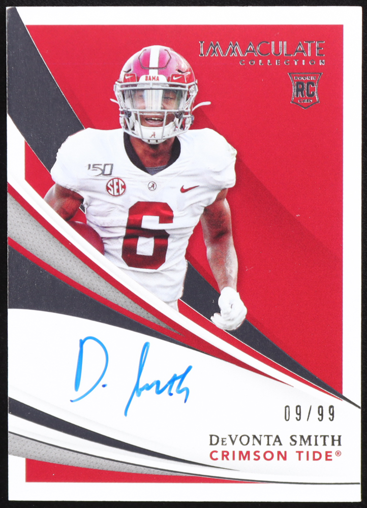 DeVonta Smith 2021 Immaculate Collection Collegiate Rookie Autographs ...