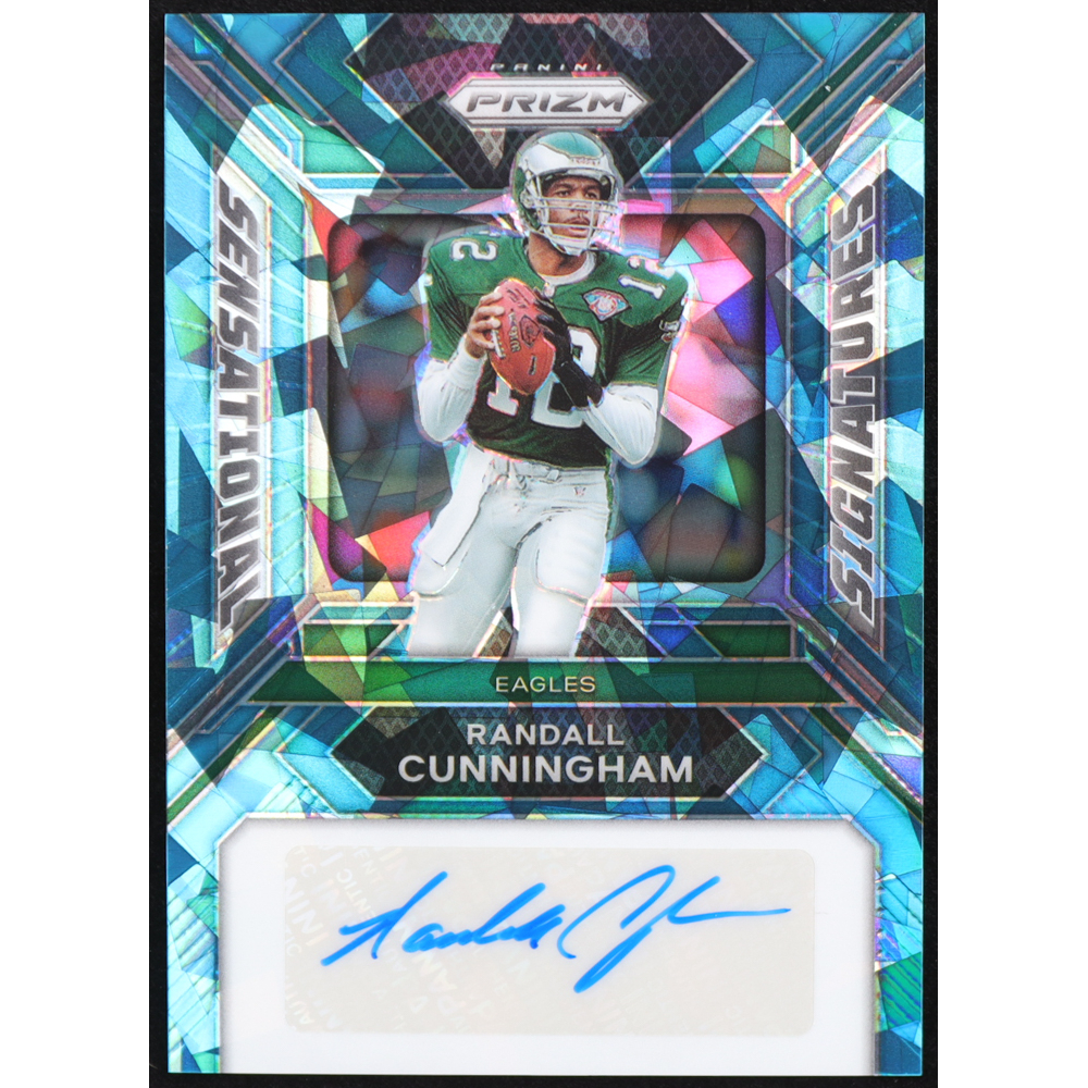 Randall Cunningham 2023 Panini Prizm Sensational Signatures Prizms Blue ...