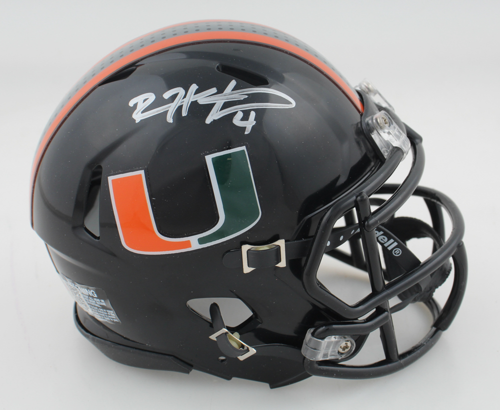 Devin Hester Signed Miami Hurricanes Speed Mini Helmet (PIA) | Pristine ...