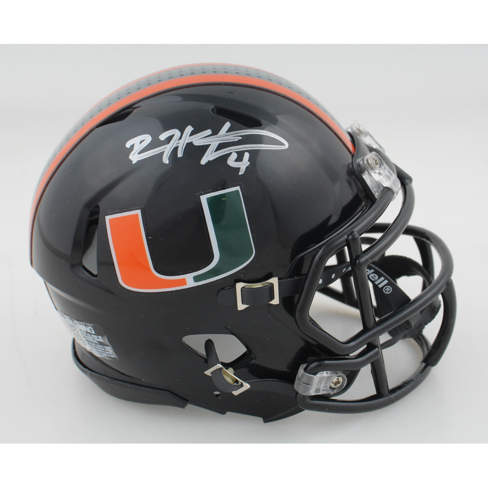 Devin Hester Signed Miami Hurricanes Speed Mini Helmet (PIA) | Pristine ...