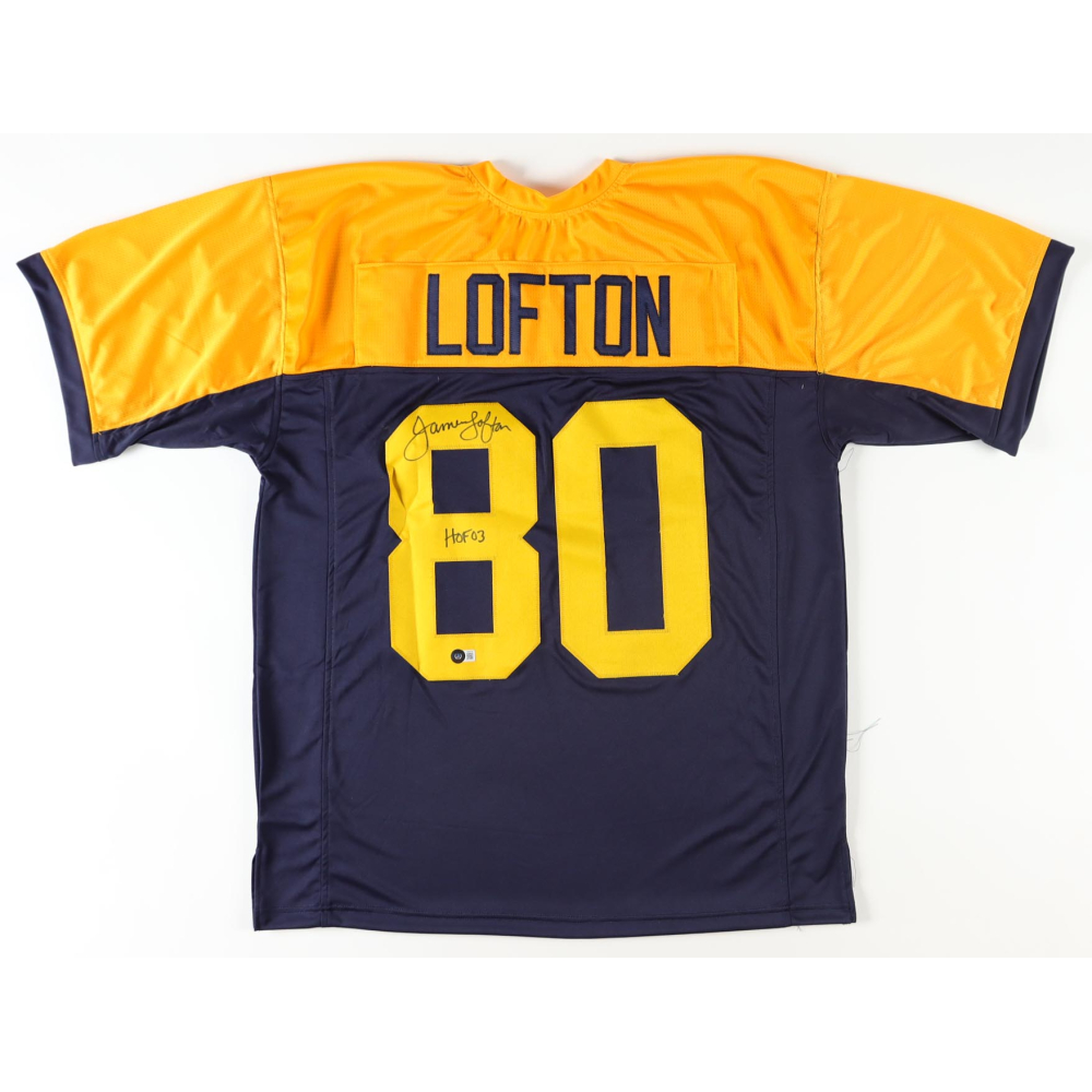 James Lofton Signed Jersey Inscribed "HOF 03" (Authentic Ink ...