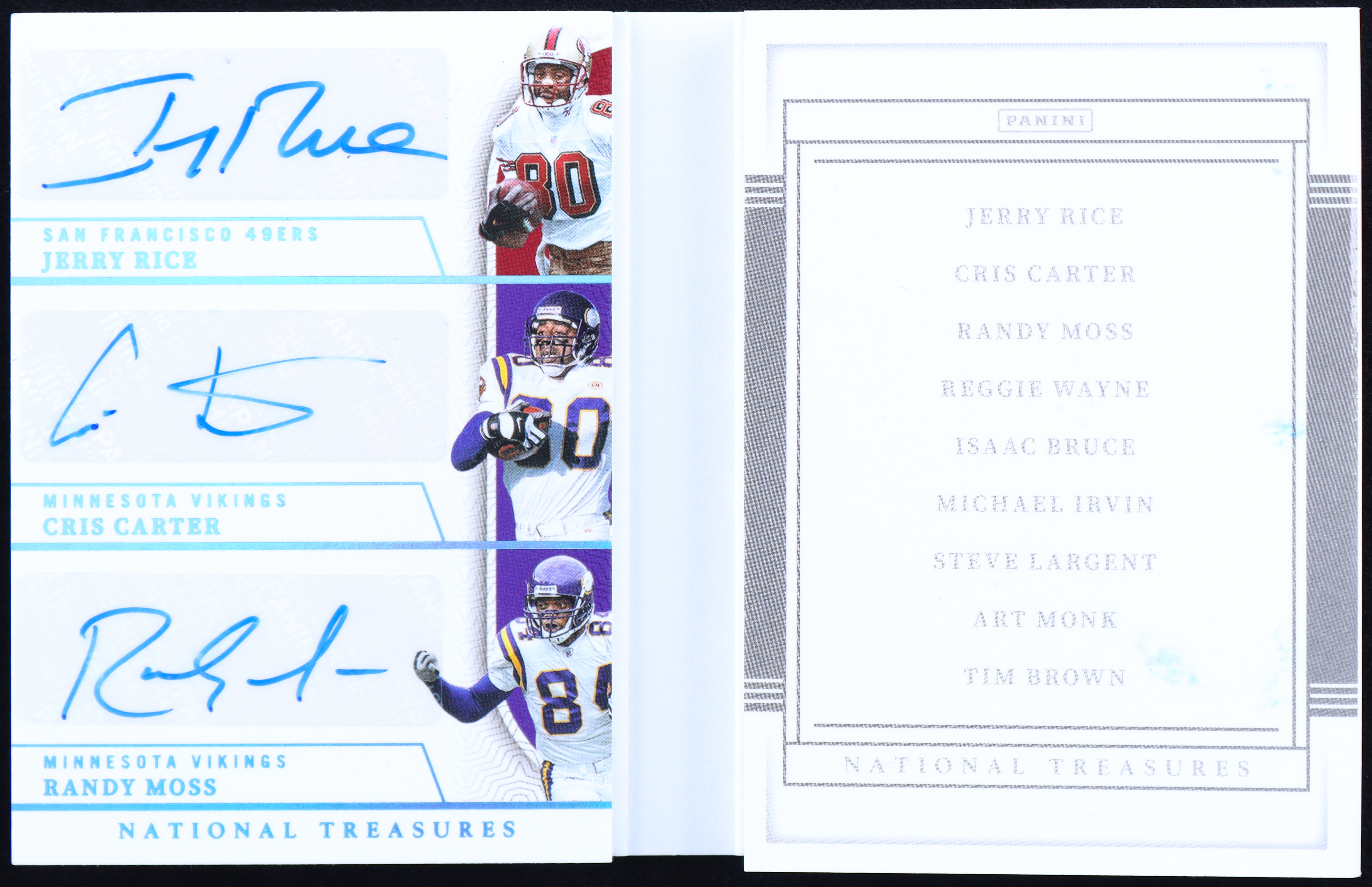 2023 Panini National Treasures Wide Recievers Treasured Signatures # ...