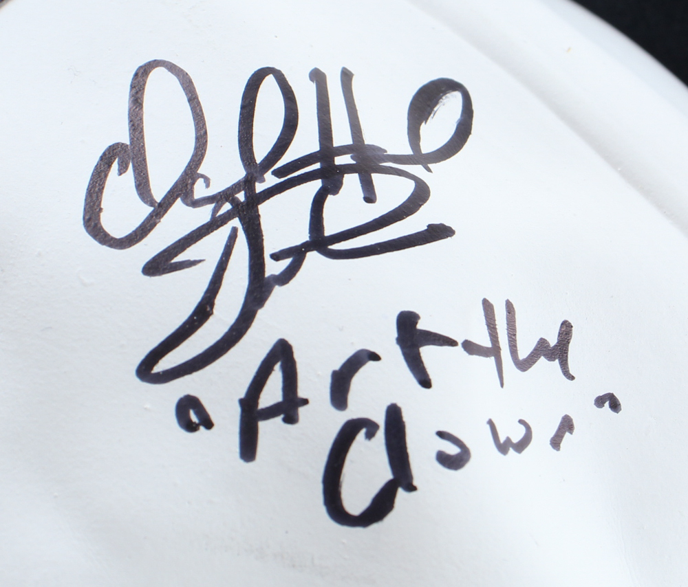 David Howard Thornton Signed "Terrifier" Mask Inscribed "Art the Clown ...