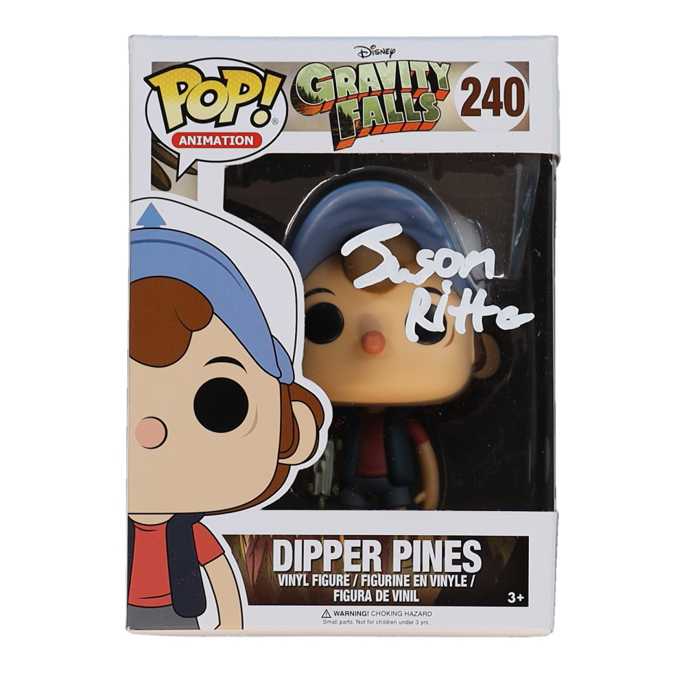 Jason Ritter Signed "Gravity Falls" #240 Dipper Pines Funko Pop! Vinyl ...
