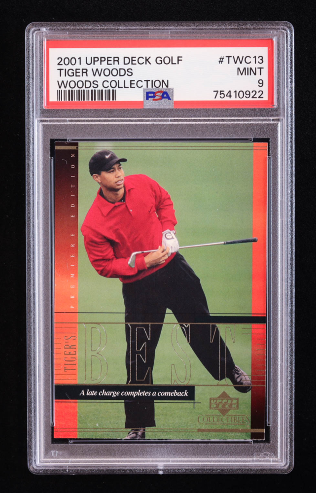 Tiger Woods 2001 Upper Deck Tiger Woods Collection #TWC13 RC / Comeback ...