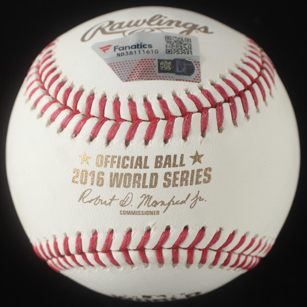 Kris Bryant Signed 2016 World Series Logo Baseball (Fanatics ...