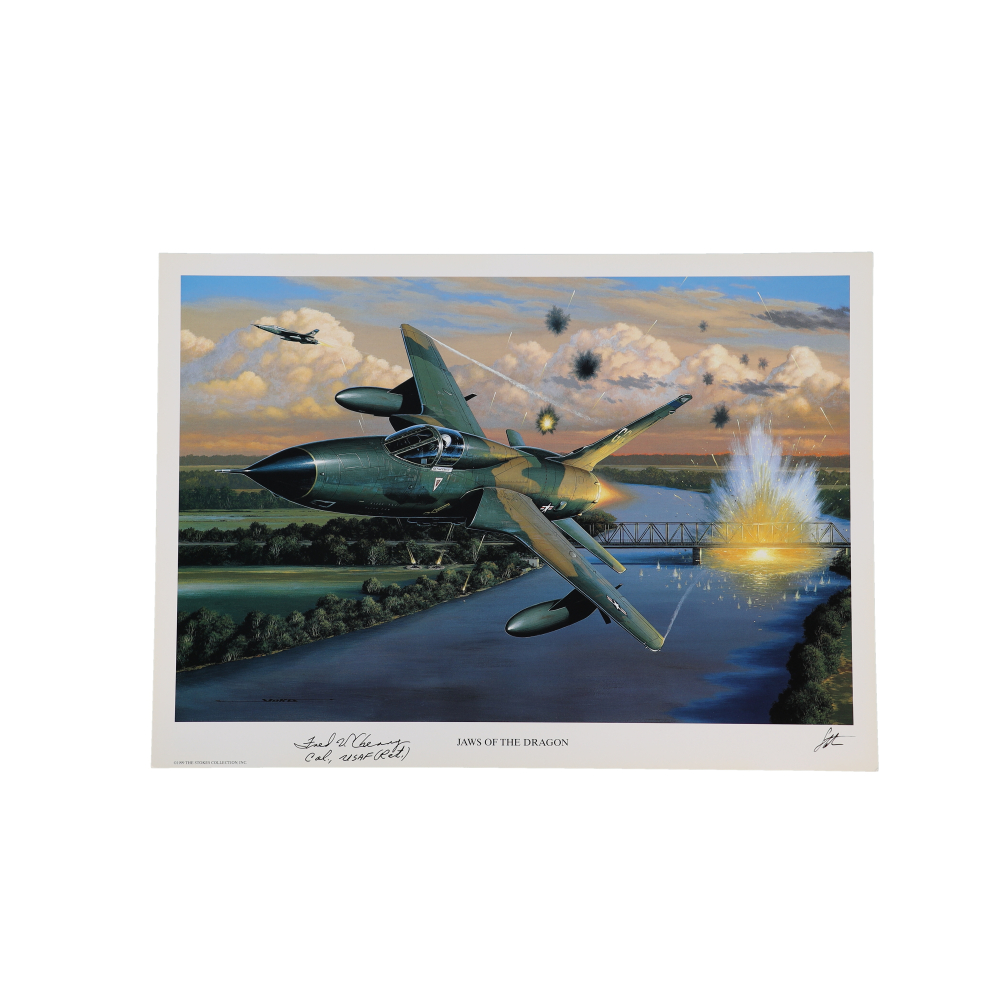 Fred Cherry Signed Stan Stokes "Jaws Of The Dragon" Lithograph ...