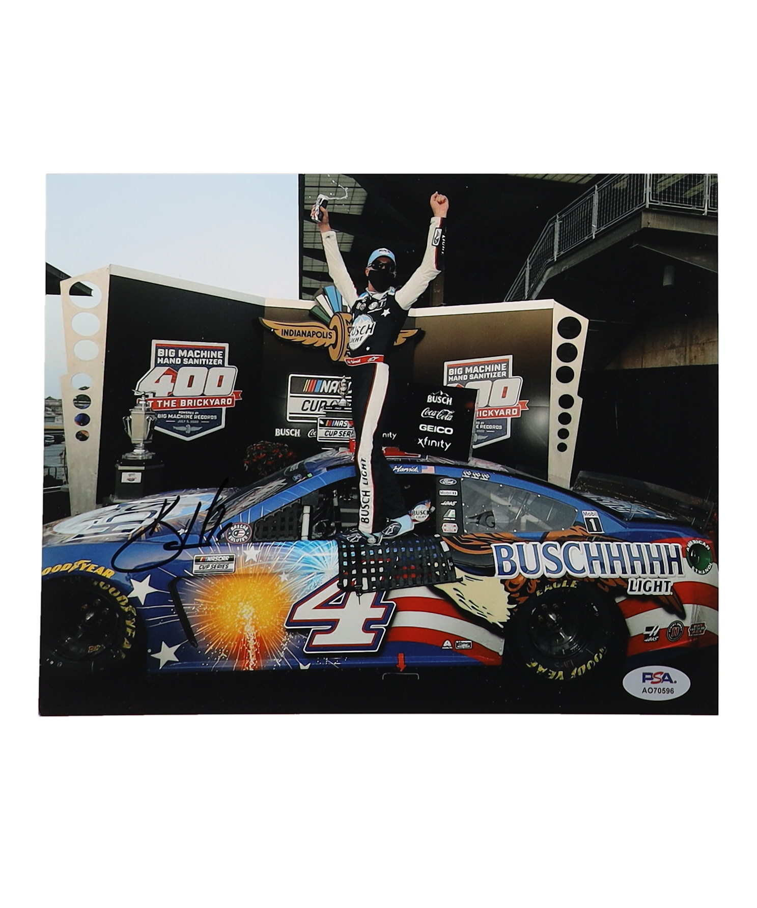 Kevin Harvick Signed NASCAR 8x10 Photo (PSA) | Pristine Auction