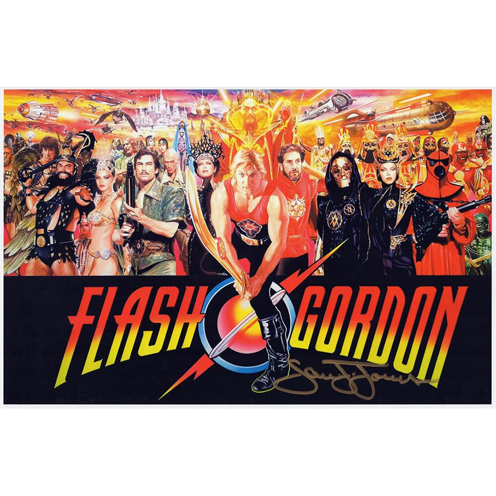 Sam J. Jones Signed "Flash Gordon" 11x17 Movie Poster (Schwartz ...