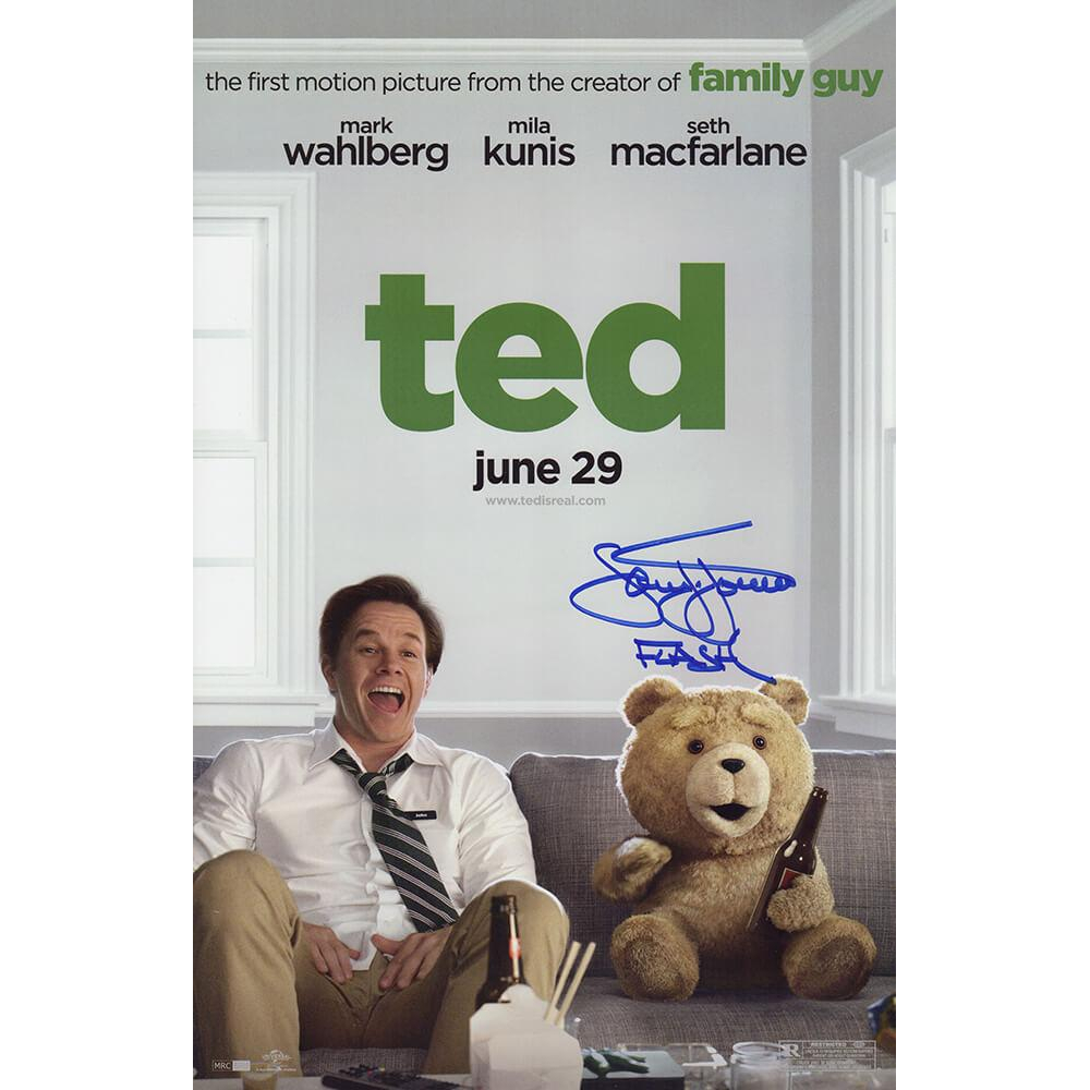 Sam J. Jones Signed "Ted" 11x17 Movie Poster Inscribed "Flash" (Schwartz) | Pristine Auction