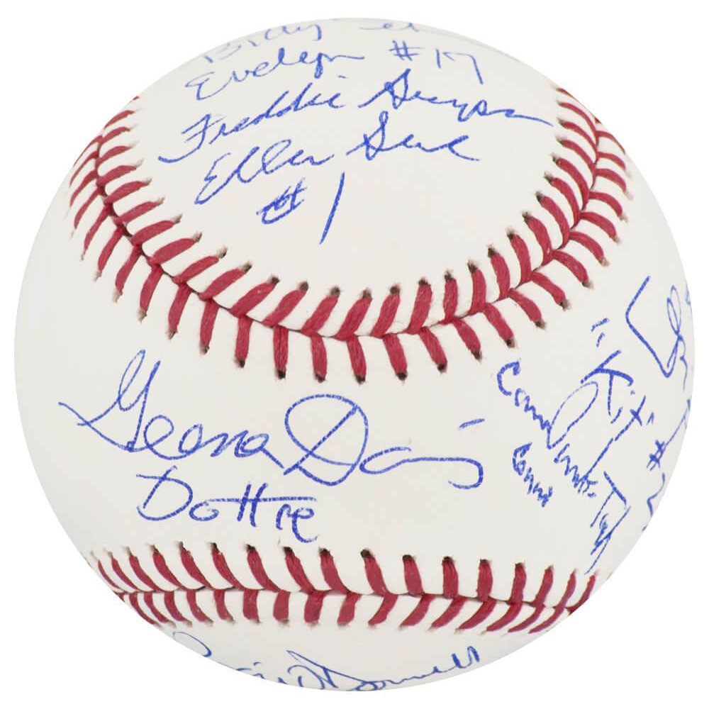 "A League Of Their Own" OML Baseball Cast-Signed & Inscribed by (11 ...