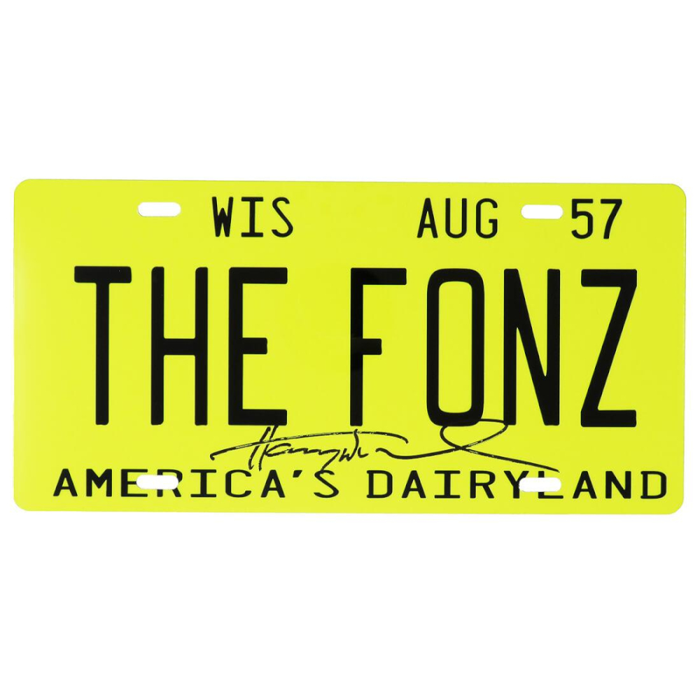 Henry Winkler Signed "Happy Days" License Plate (Schwartz) | Pristine ...