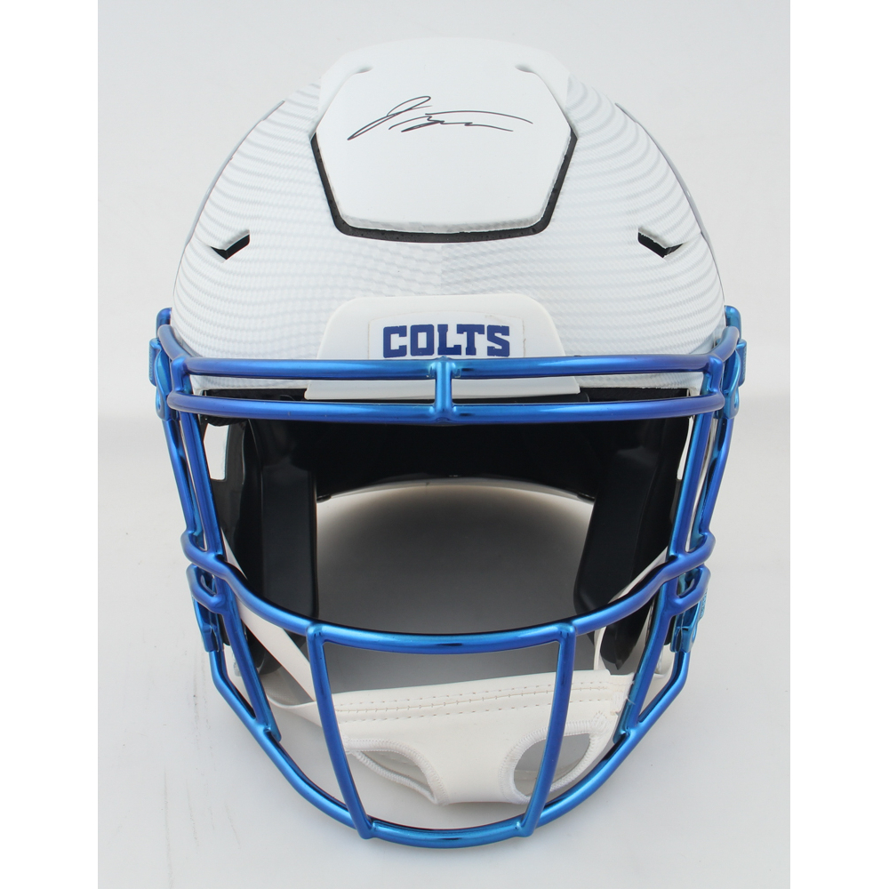 Jonathan Taylor Signed Full-Size Authentic Custom SpeedFlex Helmet (JSA ...