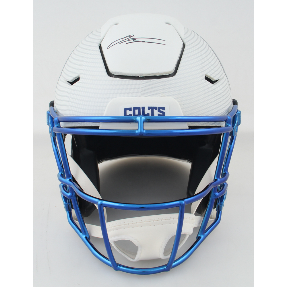 Jonathan Taylor Signed Full-Size Authentic Custom SpeedFlex Helmet (JSA ...