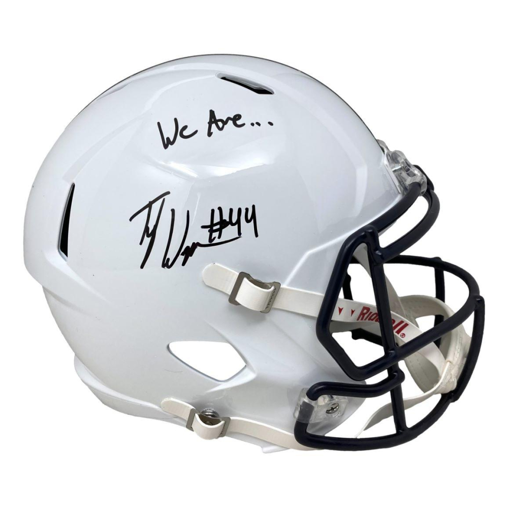 Tyler Warren Signed Penn State Nittany Lions Full-Size Speed Helmet ...