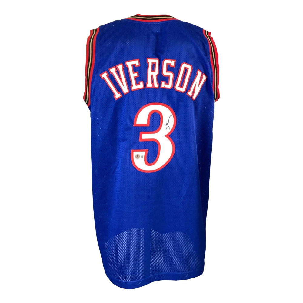 Allen Iverson Signed Jersey (Beckett) | Pristine Auction